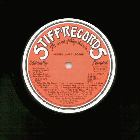Mickey Jupp LP Discography